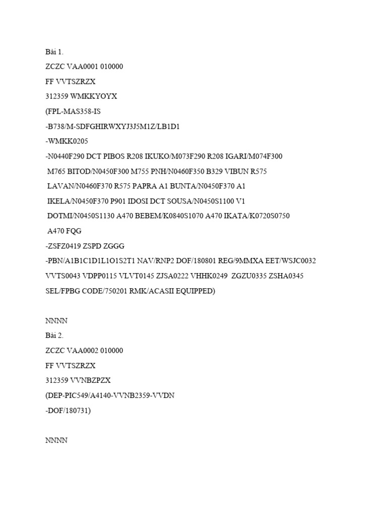 Aftn Messages | PDF | Written Communication | Branches Of Meteorology