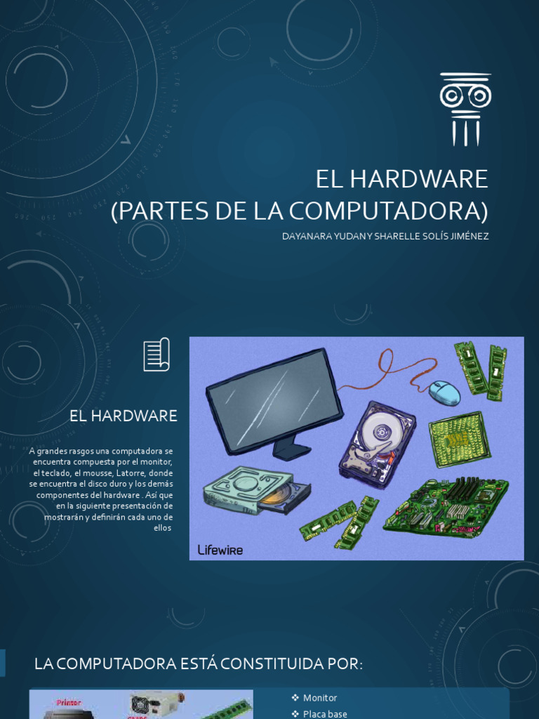 Presentacion Del Hardware | PDF | Hardware de la computadora | Disco duro