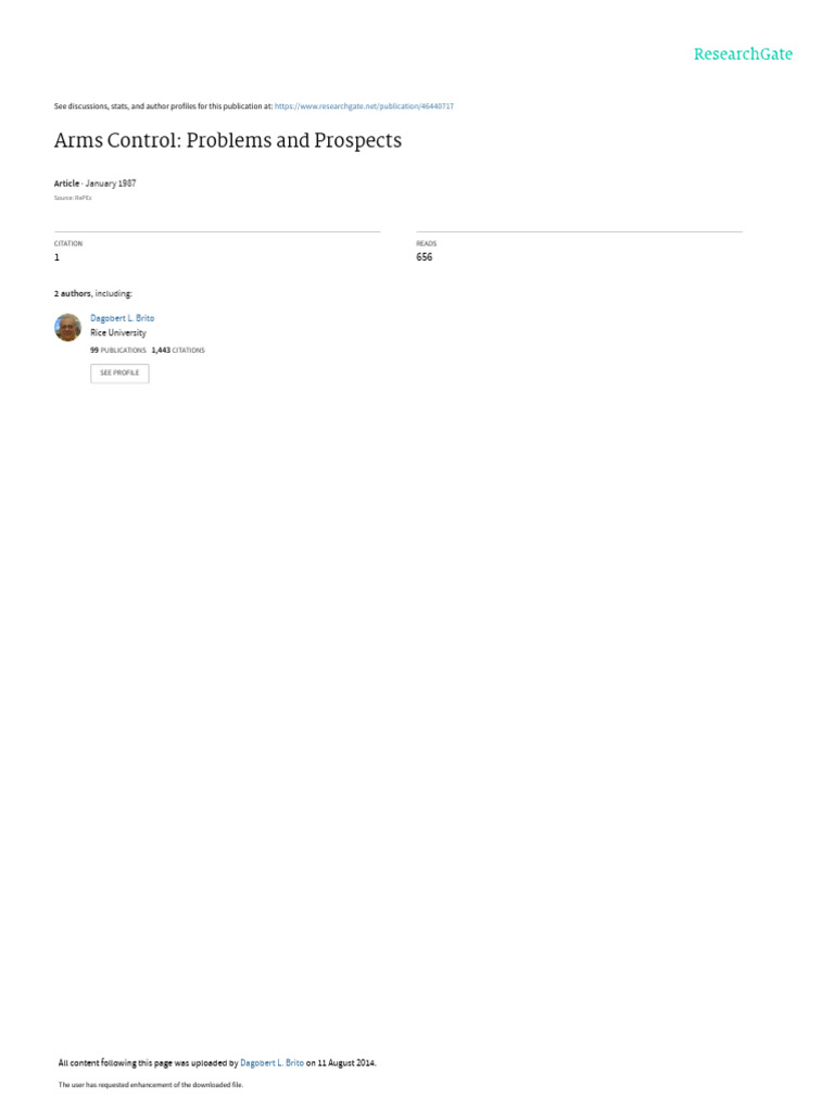 Arms Control | PDF