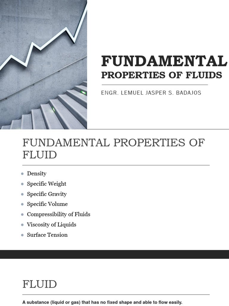 Fundamental Properties of Fluids 1 | Download Free PDF | Density | Weight