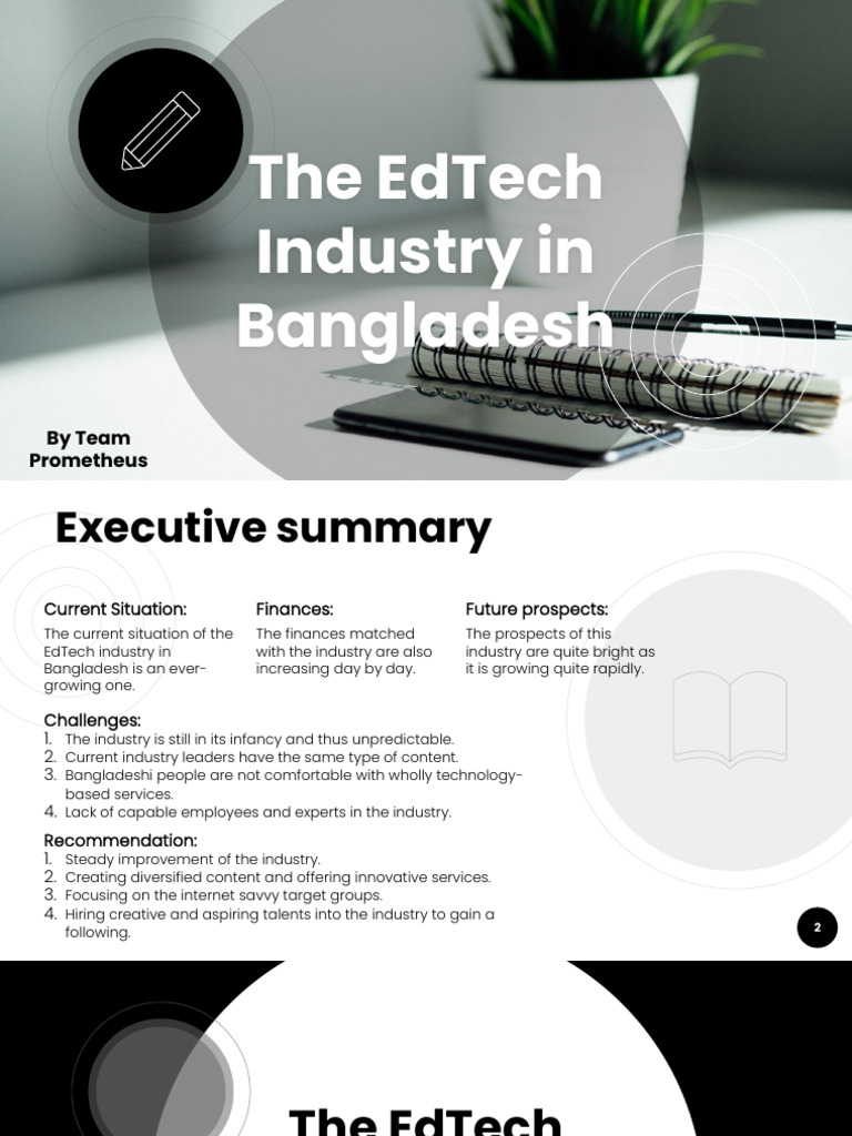 The EdTech Industry in Bangladesh - Team Prometheus | PDF | Educational ...