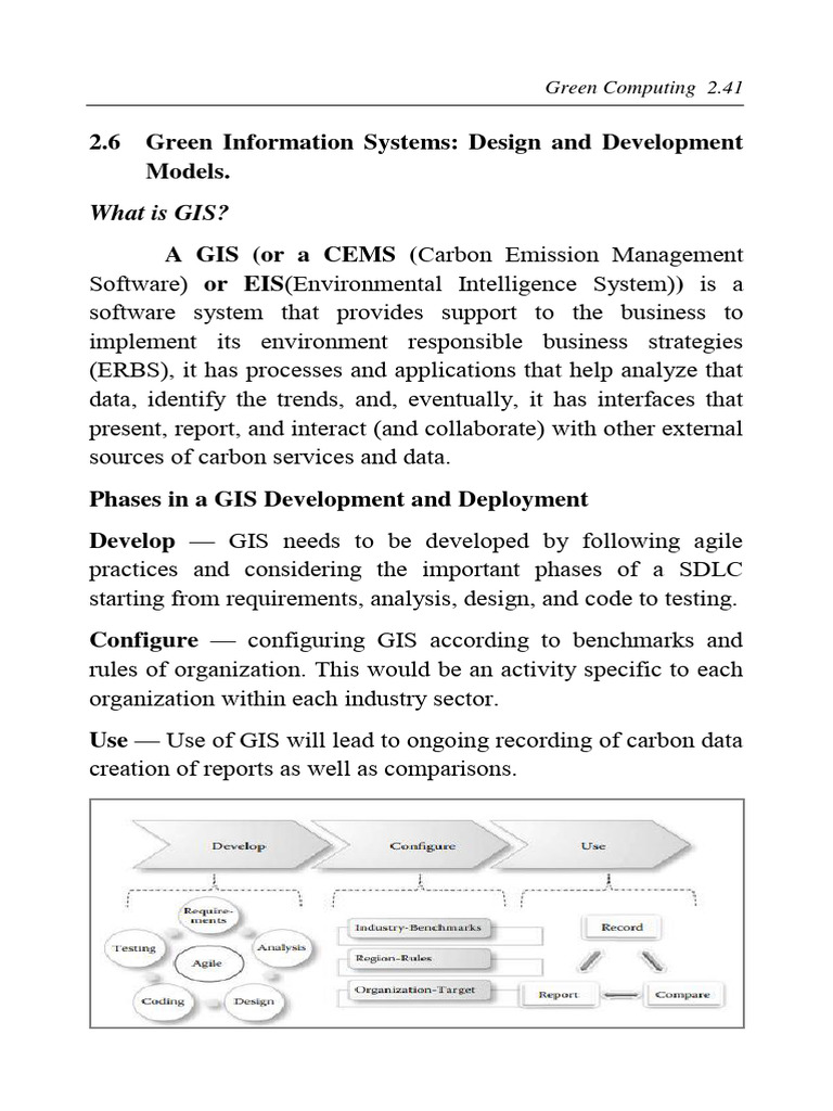 What Is GIS?: Green Computing 2.41 | PDF | Geographic Information System | Computer Network