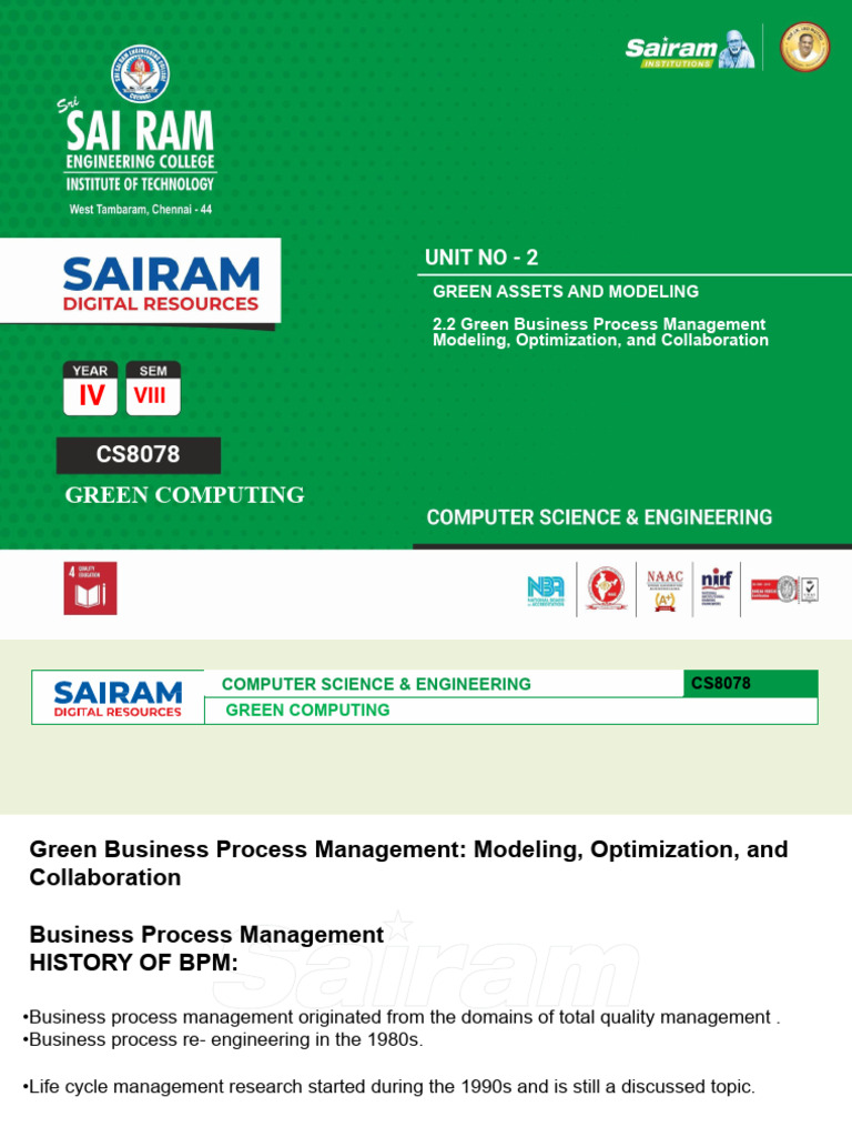2.2 Green Business Process | PDF | Business Process Management | Business Process