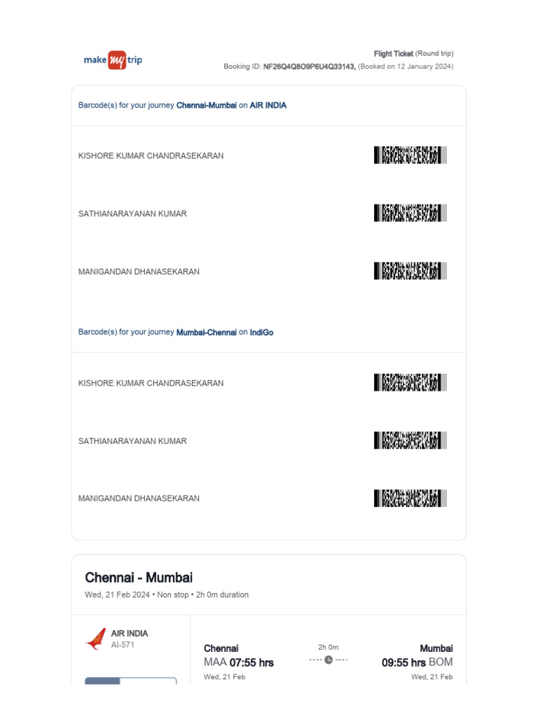 Trips Flight DownloadETicket | PDF | Identity Document | Aviation