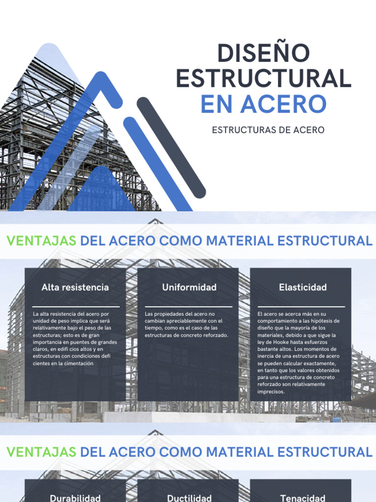 Diseño Estructural en Acero | PDF | Acero | Fatiga (material)