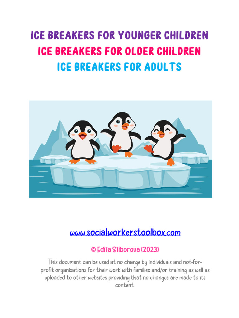 Ice Breakers For Children and Adults | PDF | Mindfulness | Word Search