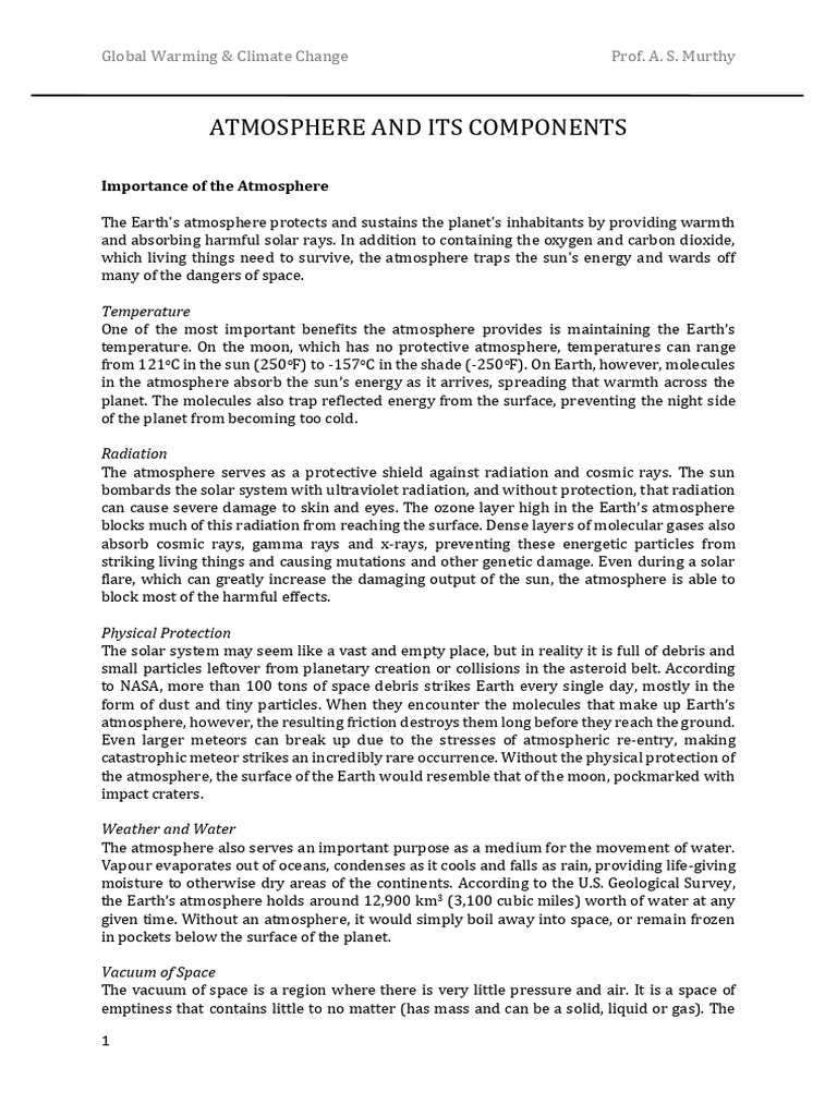 GWCC-Complete Notes | PDF | Ozone Depletion | Atmosphere Of Earth GWCC-Complete Notes | PDF | Ozone Depletion | Atmosphere Of Earth