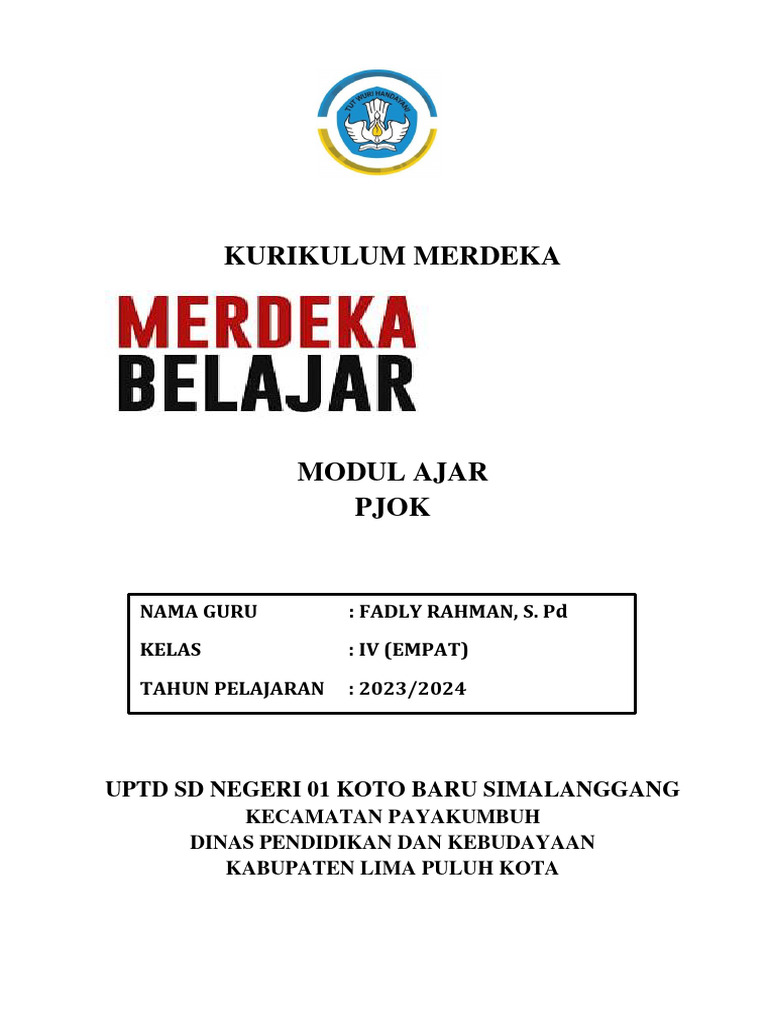 Modul Tampil Pjok - Merged | PDF