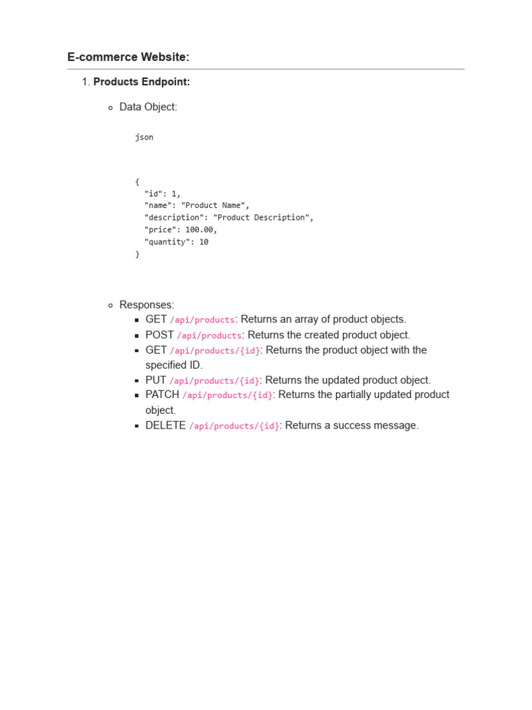 Rest API | PDF | Json | Software