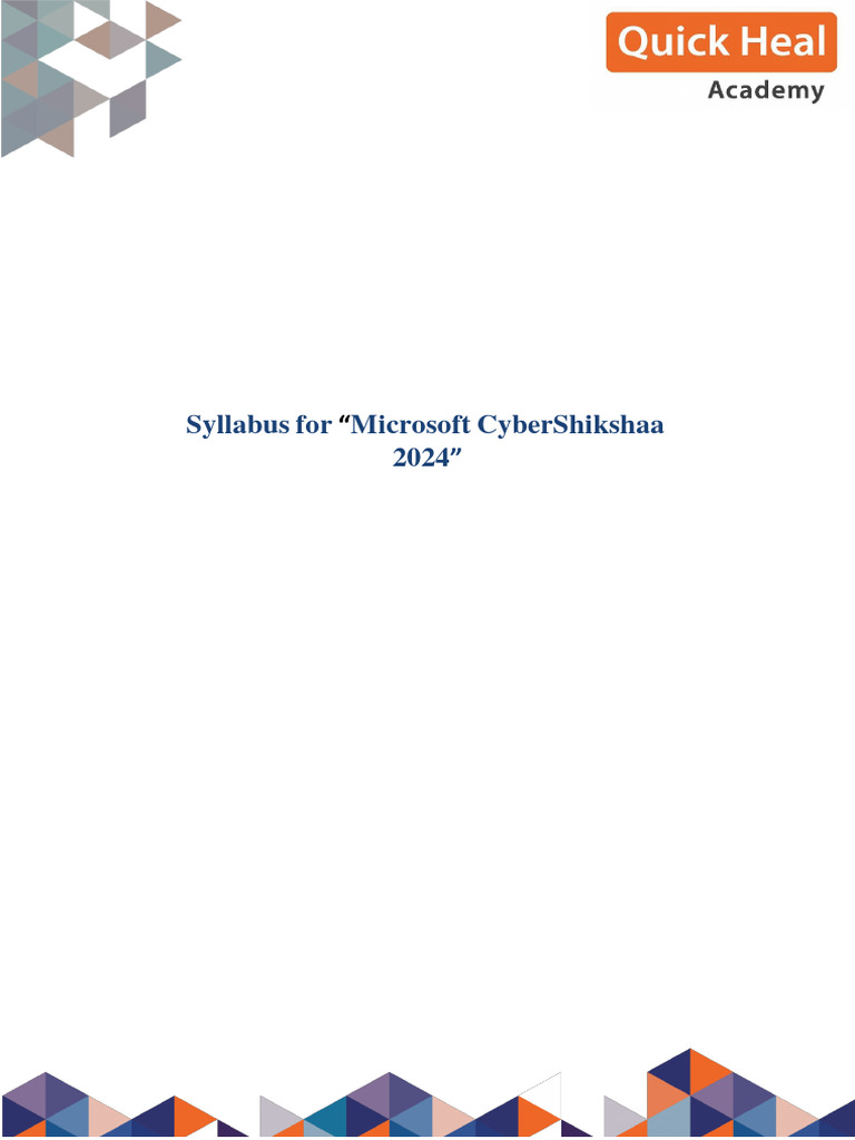 Syllabus | PDF | Security | Computer Security