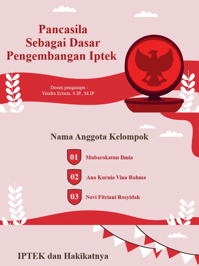Pendidikan Pancasila Sebagai IPTEK | PDF