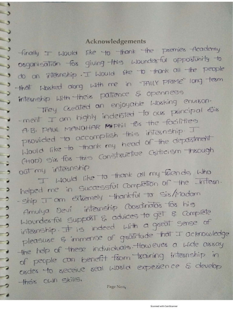 Long Term Internship | PDF