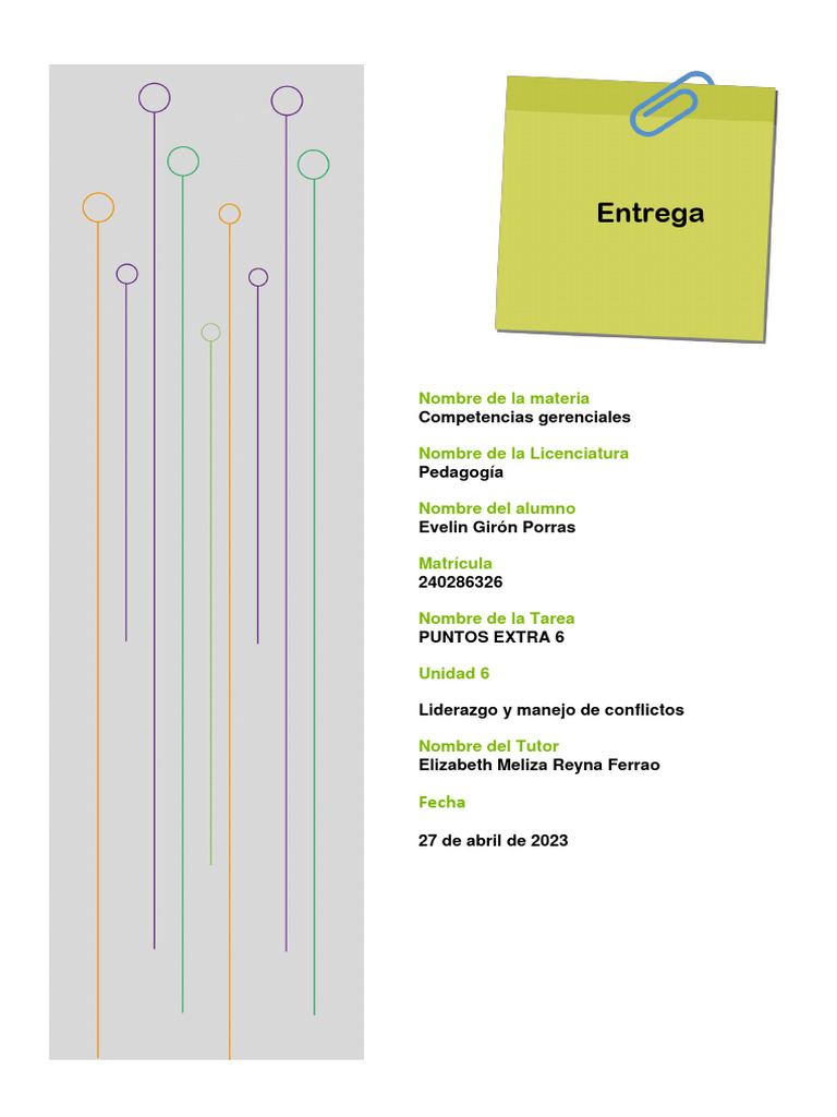 Punto Extra 6 | PDF | Liderazgo | Negociación