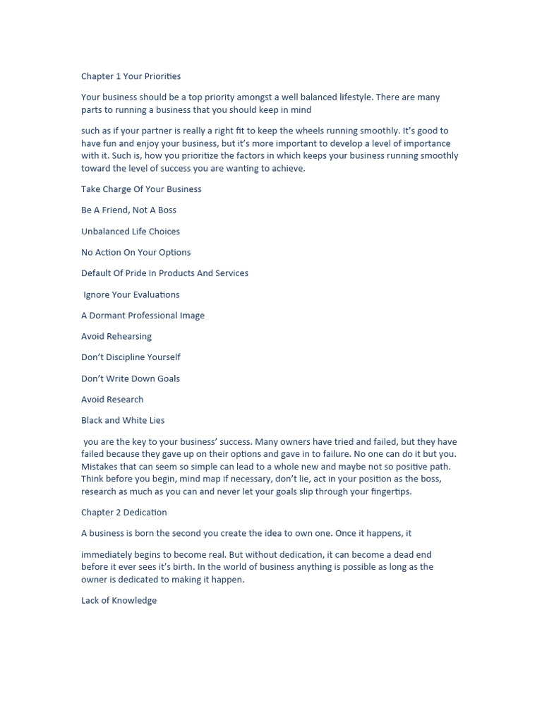 100 Ways To Kill Your Business | PDF | Customer | Investing