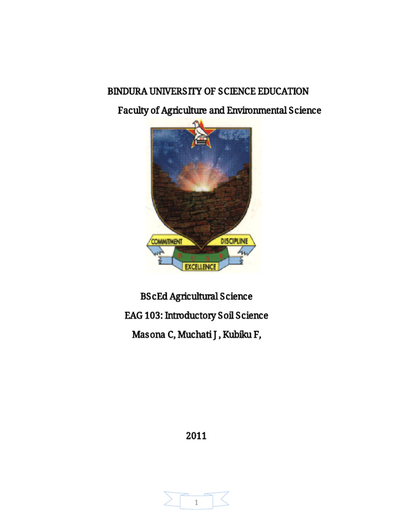 Soil Science Module (1) - 1 | PDF