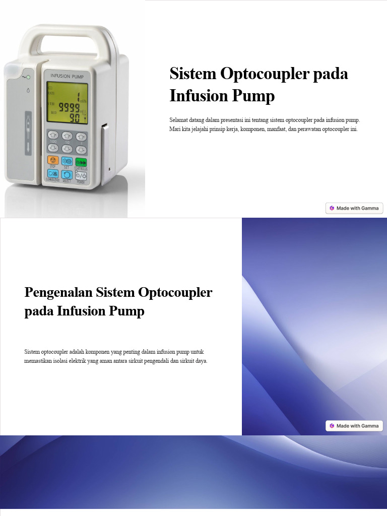 Sistem Optocoupler Pada Infusion Pump | PDF