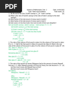 Mathematics - CBC Grade 8 End Term 2 Exams 2024 Set 1-1843 | PDF ...