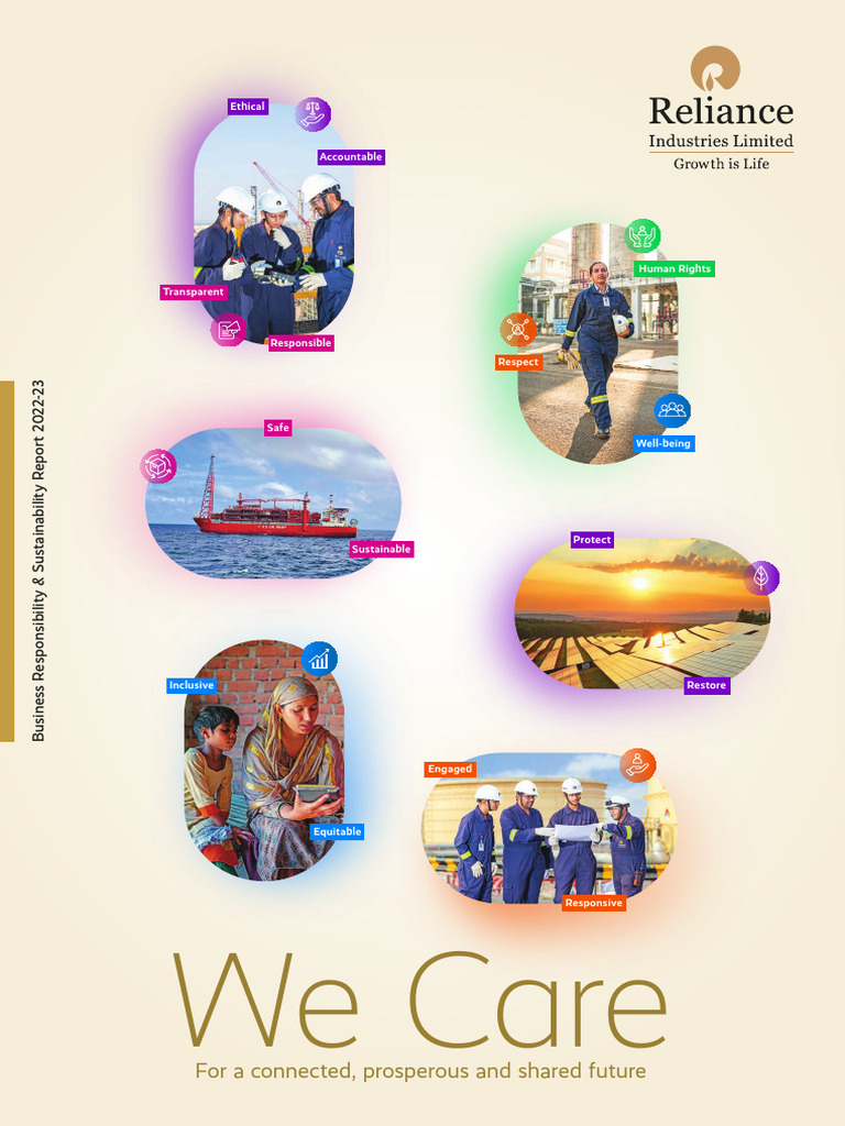 Reliance Industries BRSR 2022-23 Overview | PDF | Sustainability ...
