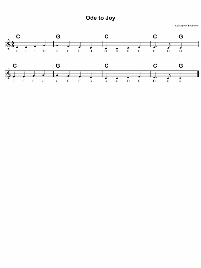 Ode To Joy | PDF