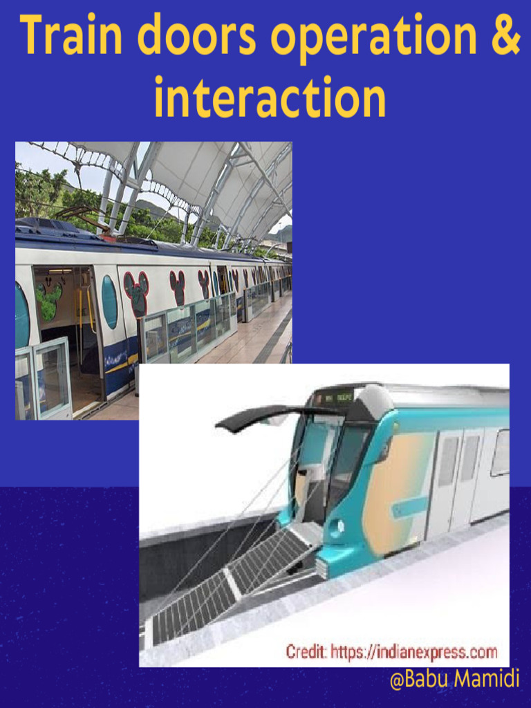 Train Door Operation and Control Systems | PDF