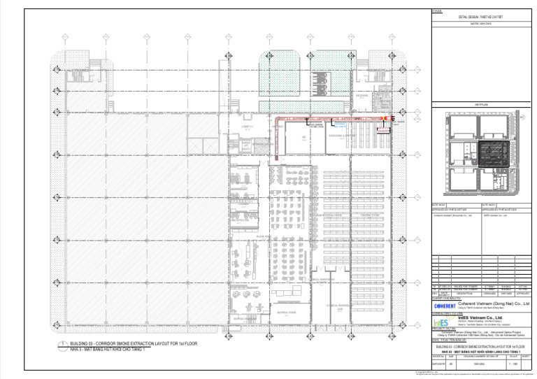 Building 03 - Corridor Smoke Extraction Layout For 1st Floor | PDF
