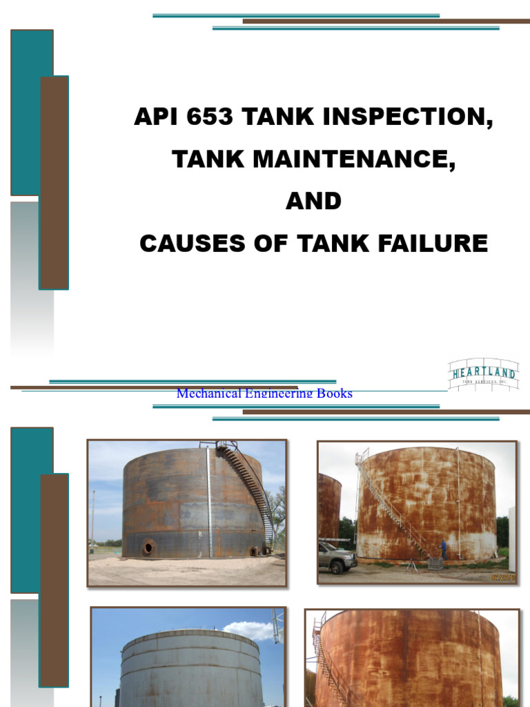 Api 653 Tank Inspection, Tank Maintenance | PDF | Welding | Construction