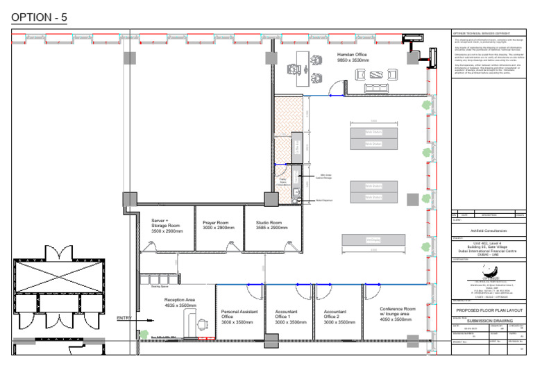 Ashfield Consultancies (Floor Plan Layout) Rev - 07 | PDF