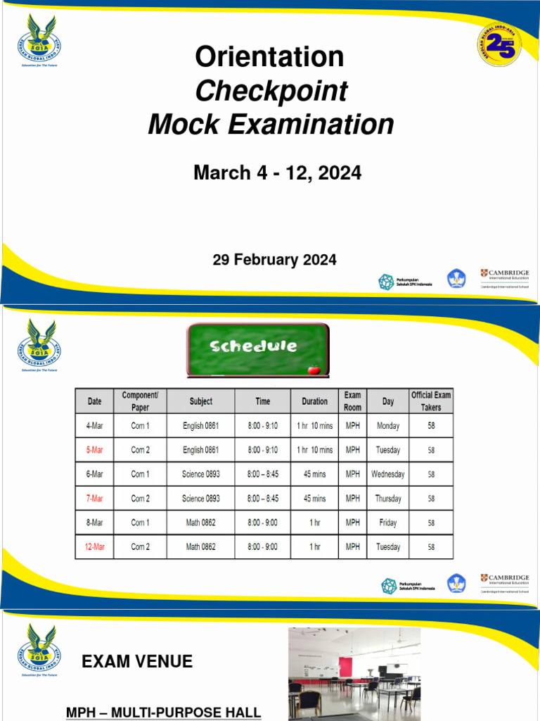 Checkpoint Orientation - Mock Exam 2024 | PDF