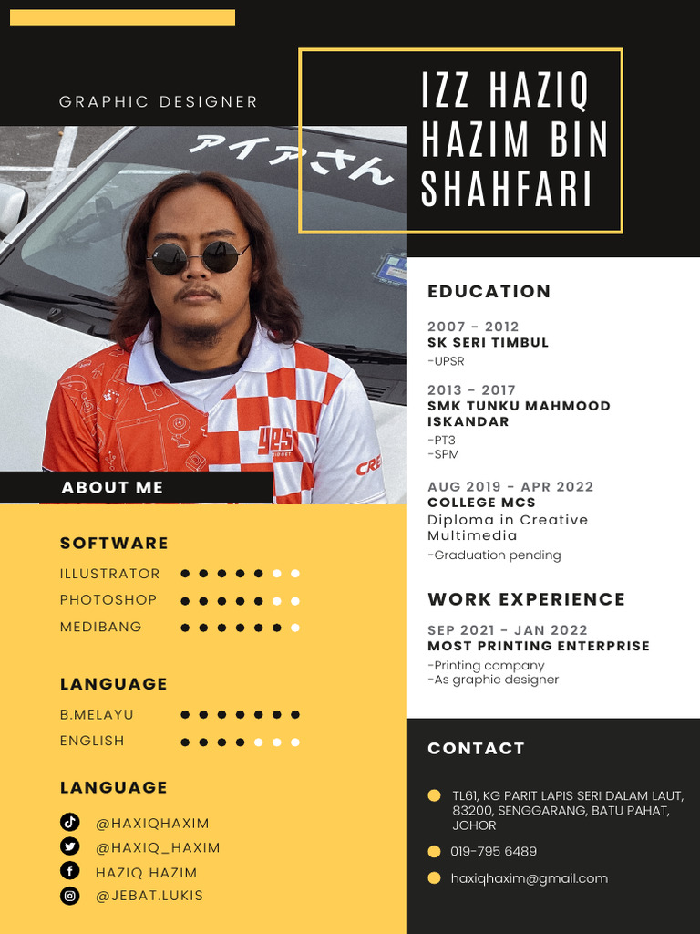 RESUME IZZ HAZIQ HAZIM | PDF