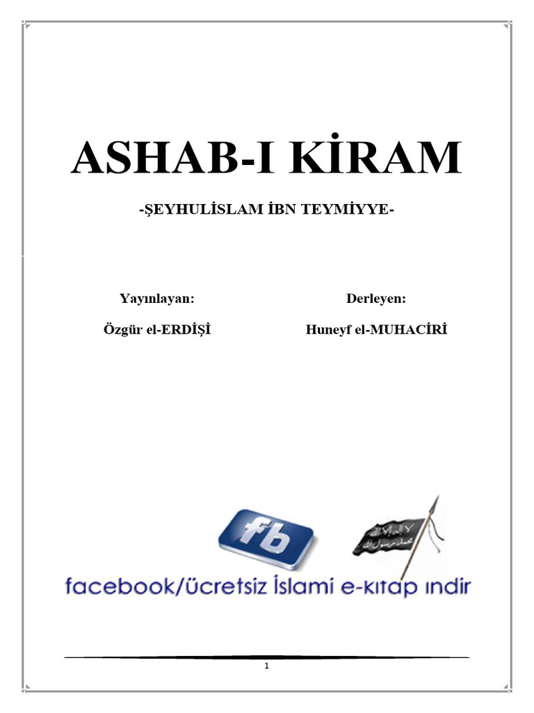 İbn Teymiyye - Ashab-I Kiram | PDF