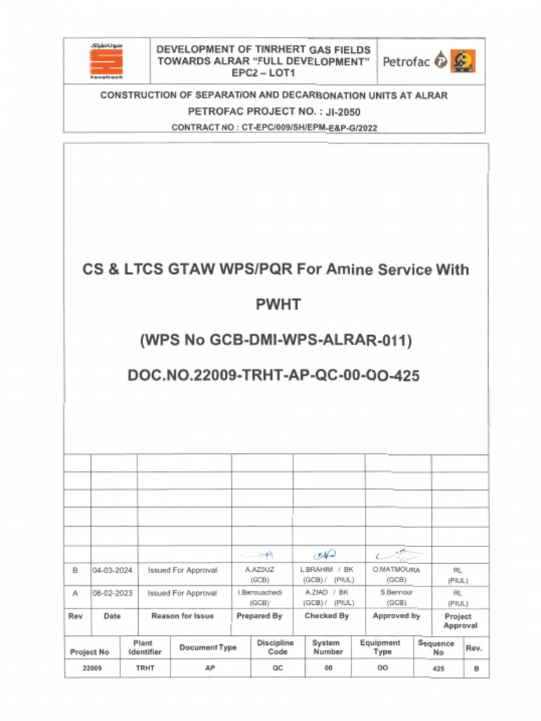 TRHT Ap QC 00 00 425 | PDF