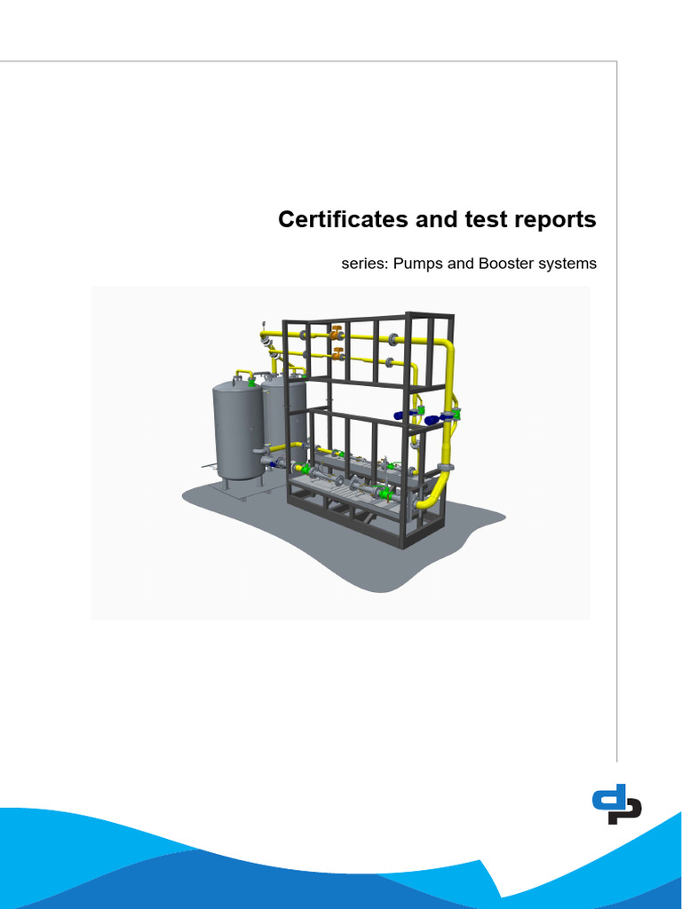 Certificates and Test Reports DPV Pumps and Booster Systems | PDF ...