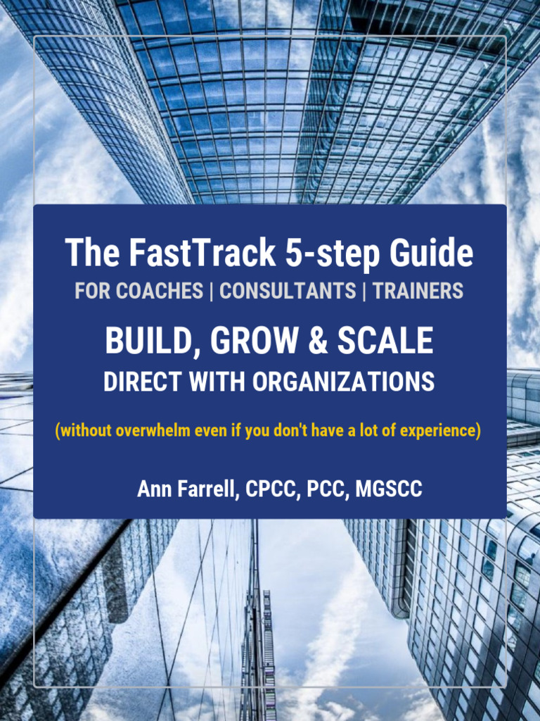 The 5 STEPS AMF | PDF | Consultant | Pricing