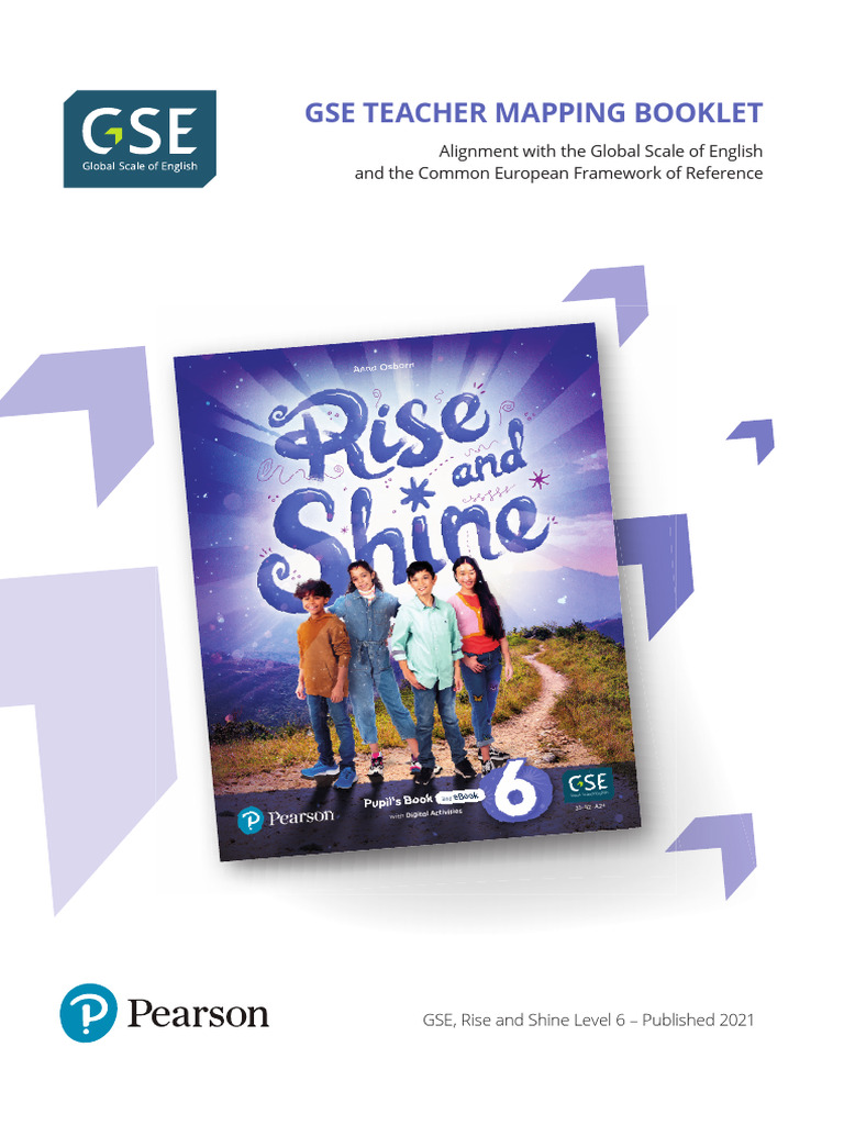 Rise and Shine L6 GSE Teacher Mapping Booklet | PDF | Learning | Behavior Modification