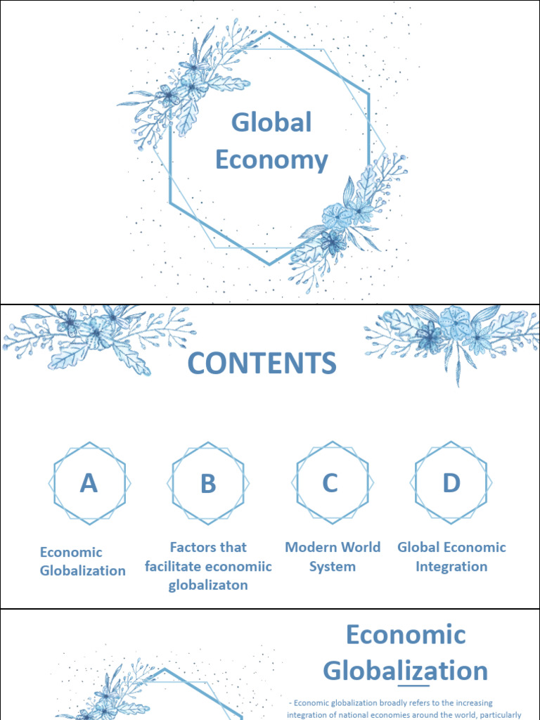 Global Economy | PDF | Globalization | Economic Globalization