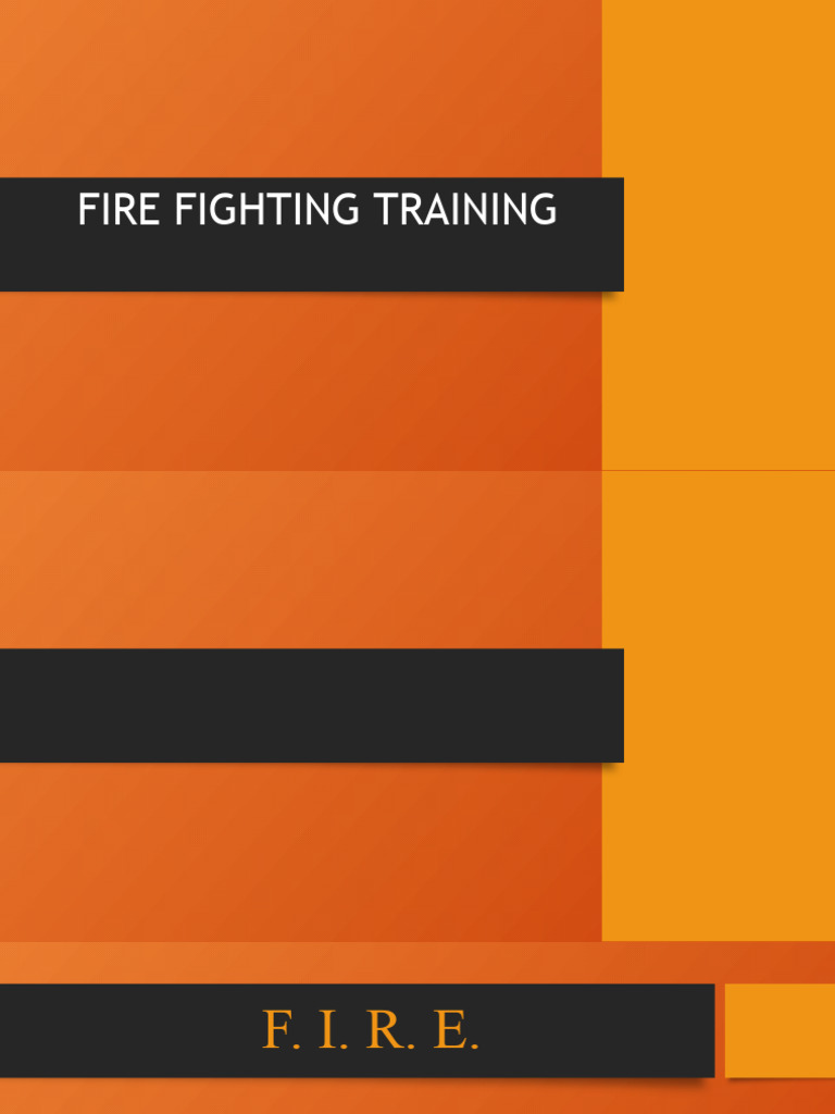 Fire Fighting Training | PDF | Fires | Materials