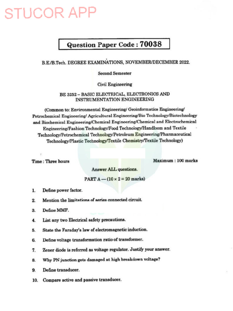 Stucor Qp-Be3252 | PDF