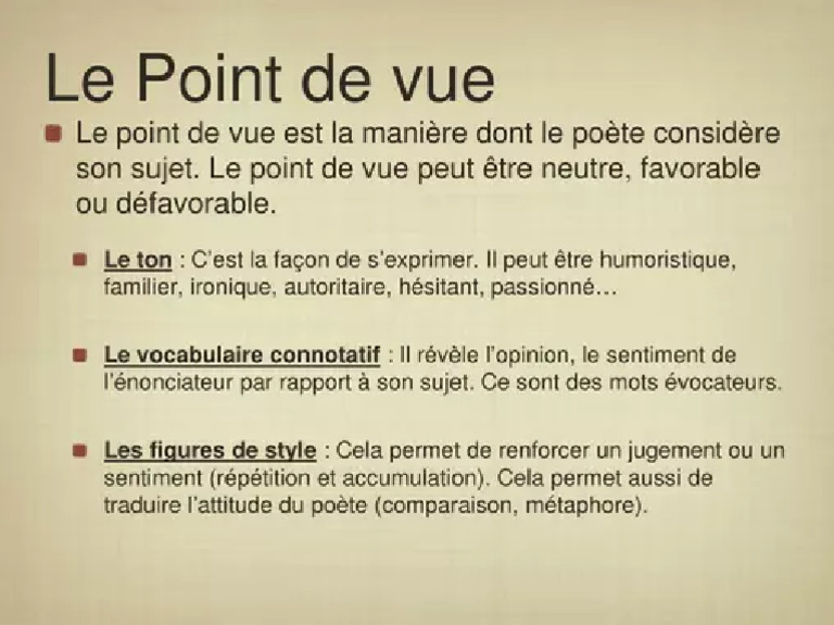 Le Point de Vue | PDF