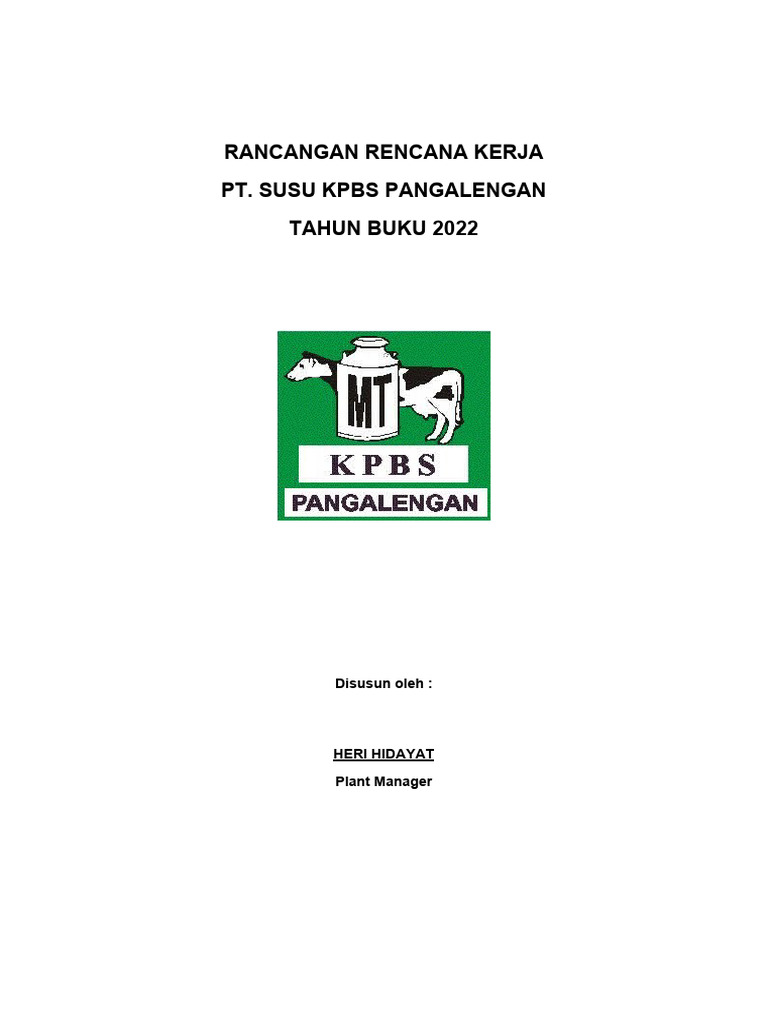 Renja PT. SKP 2021 | PDF