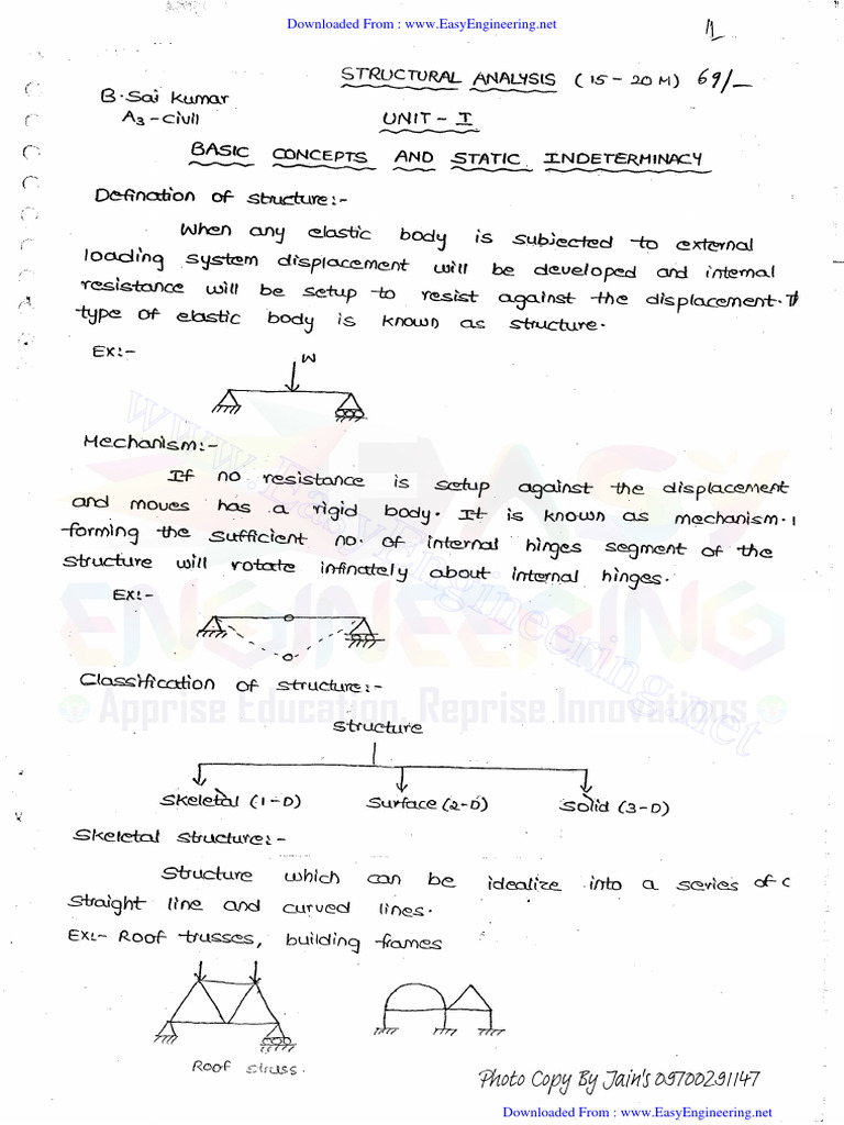 Determinacy and Indeterminacy of Structures | PDF