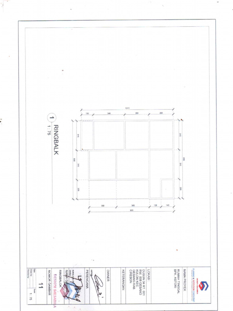 20. Rencana Ring Balk | PDF