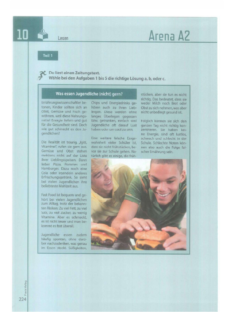 Test 10 Arena A2 | PDF