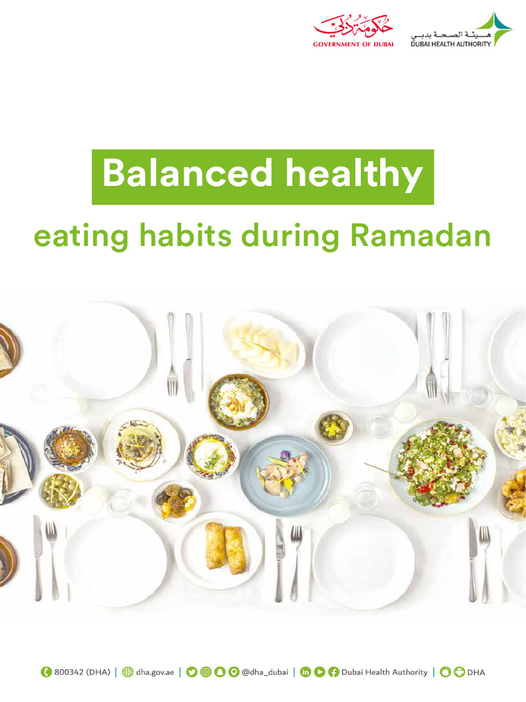 Balanced Healthy Eating Habits During Ramadan | PDF | Dieting | Healthy ...