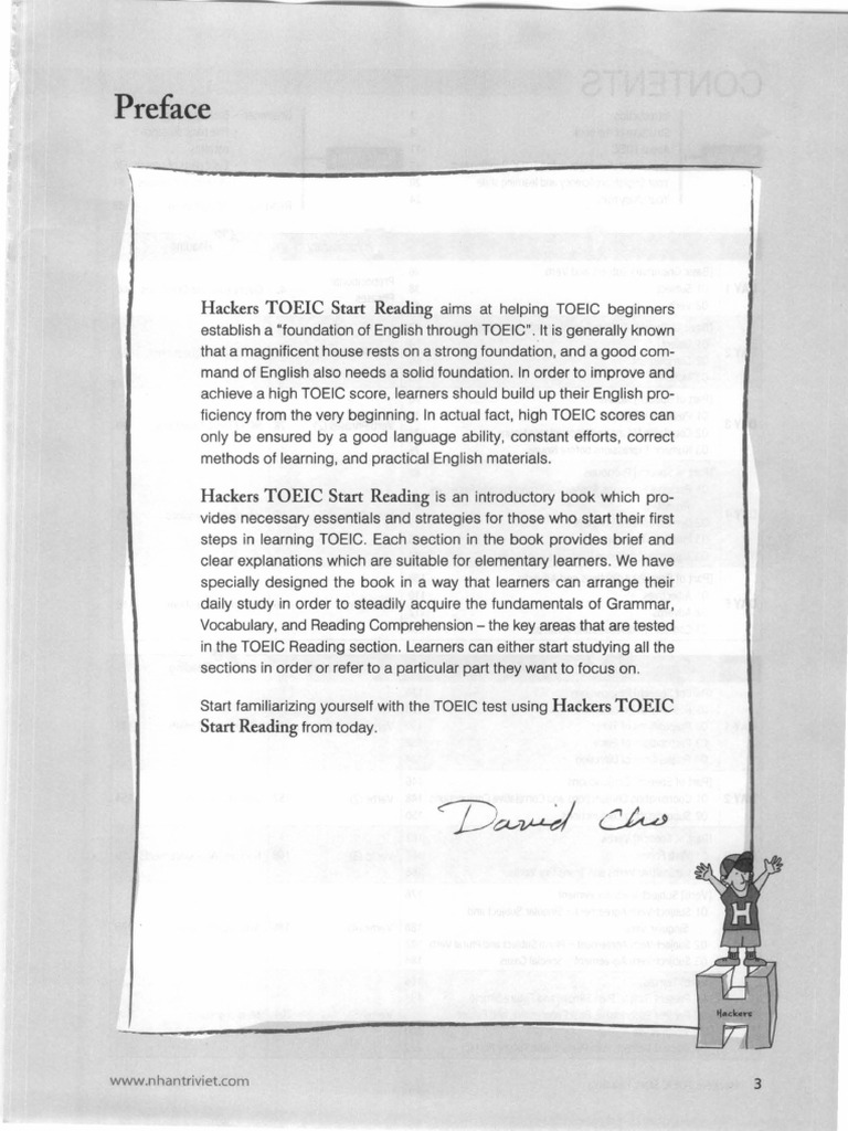 Hackers TOEIC Reading | PDF | Verb | Part Of Speech