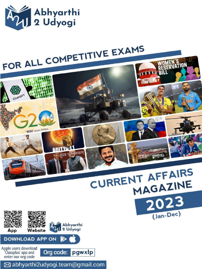 CA English 2023 Magazine @A2U | PDF