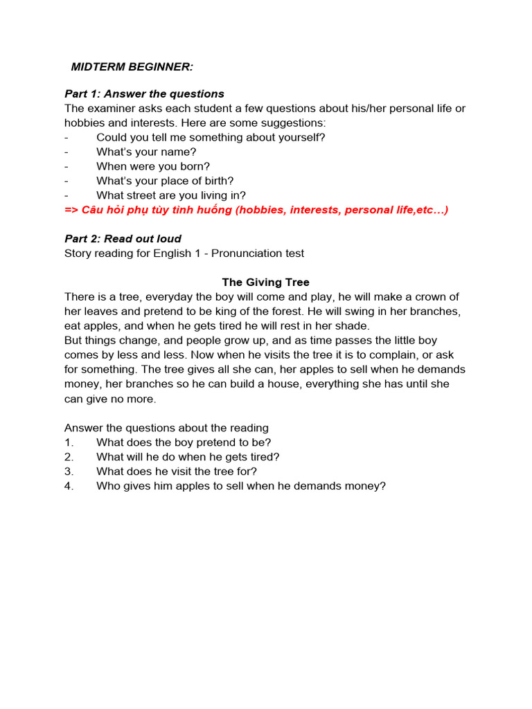 Tổng hợp đề thi Speaking +Note | PDF