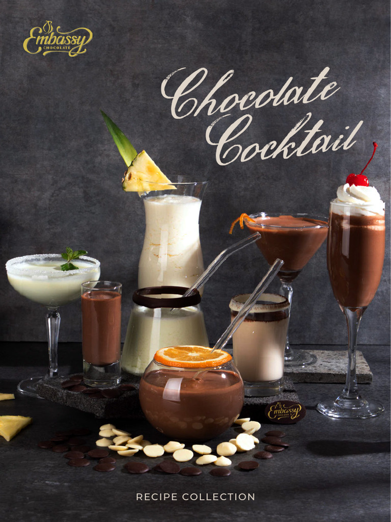 Embassy Chocolate Cocktail Recipe Book | PDF | Chocolate | Cocktails