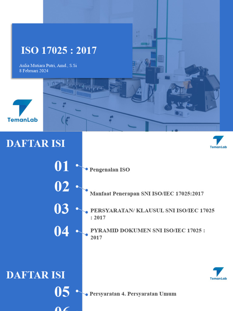 Teman Lab - ISO 17025 | PDF | Teknologi & Rekayasa