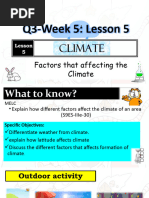 Six Factors Influencing Climate | PDF | Tropics | Oceanic Climate
