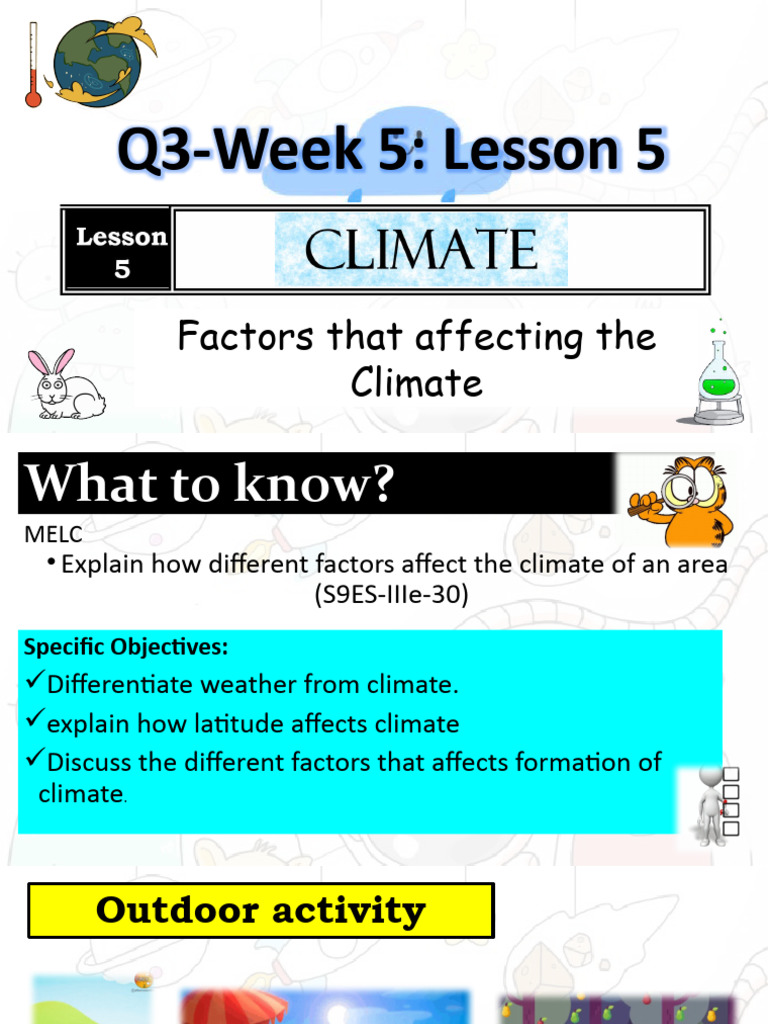 Factors that Affects Climate PPT (1) | PDF | Weather | Atmosphere Of Earth